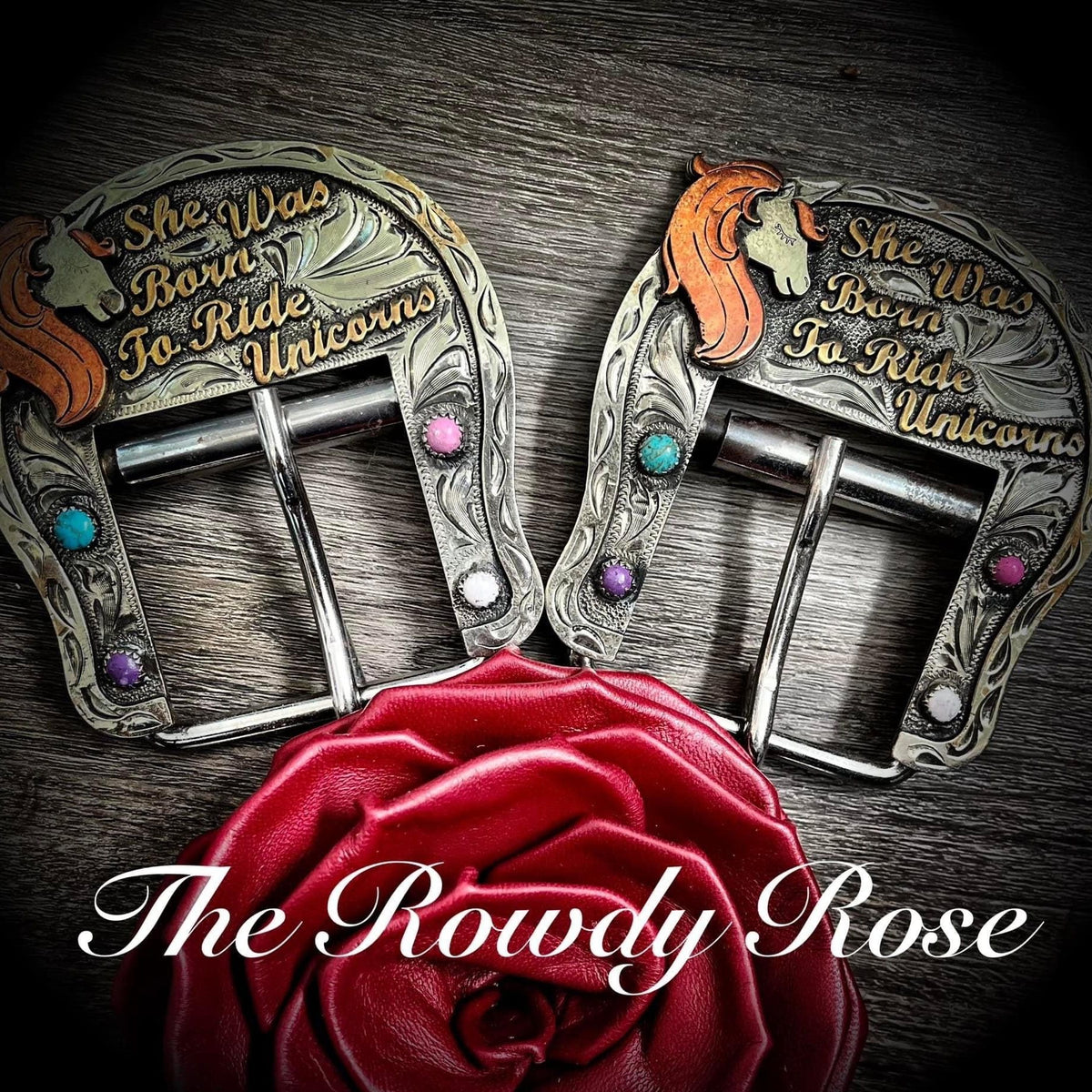 Unicorn Back Cinch Buckles | The Rowdy Rose