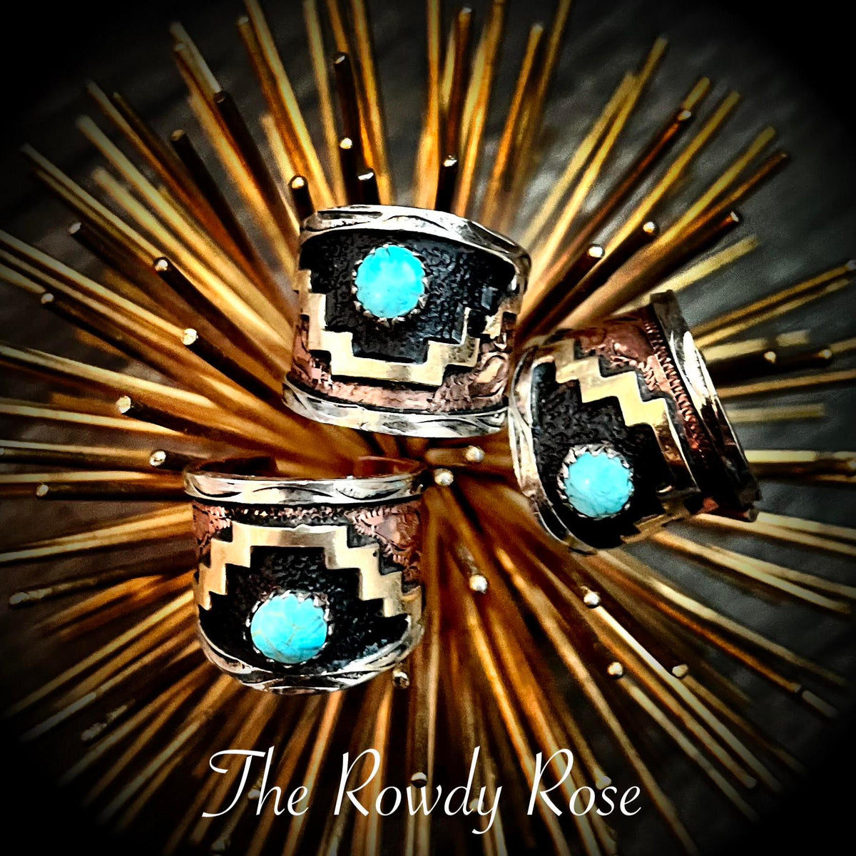Aztec Turquoise Ring | The Rowdy Rose