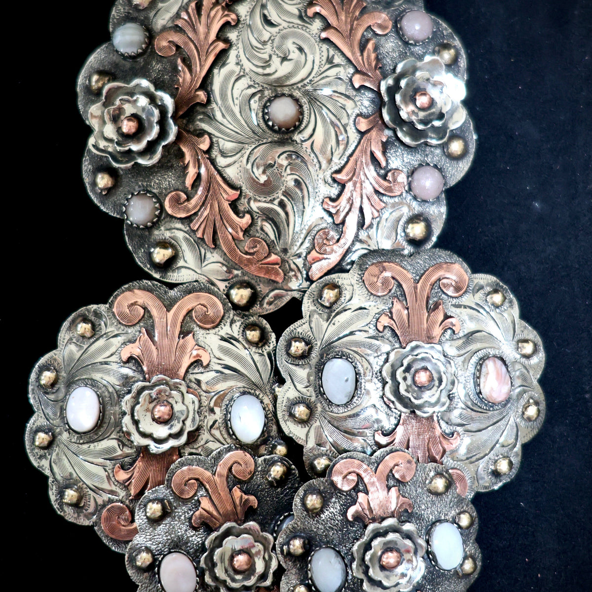 Steely Conchos - Unique Handmade Western Elegance | Johan – The Rowdy Rose