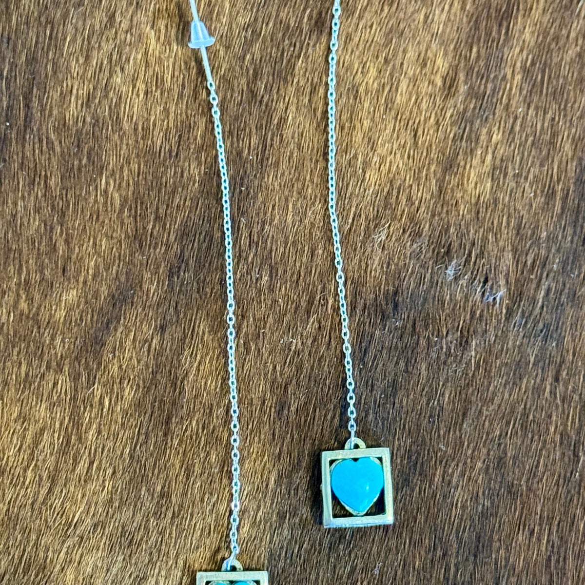 Chain Drop Heart Earrings – The Rowdy Rose