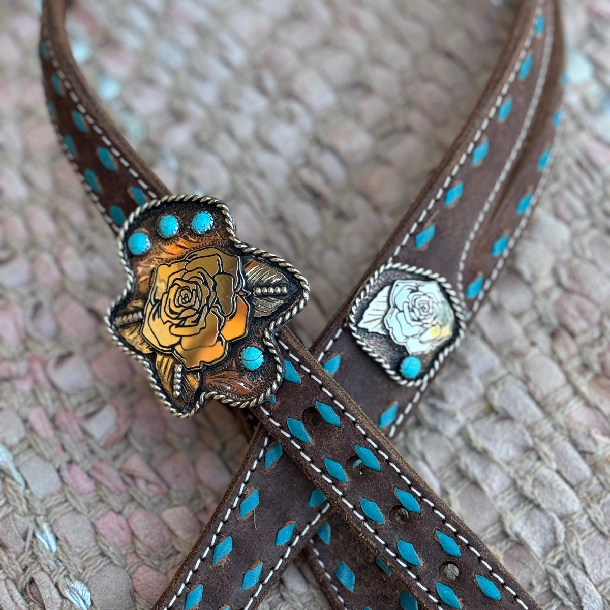 Rose Concho Headstall – The Rowdy Rose