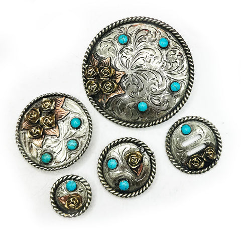 Stock Conchos – The Rowdy Rose
