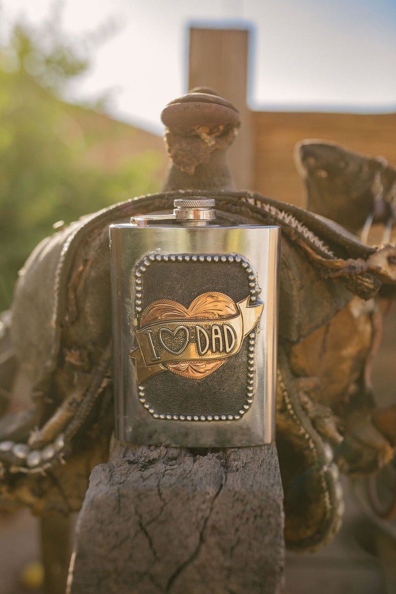 Flask Style 1 - Custom Hand-Made Designs | The Rowdy Rose