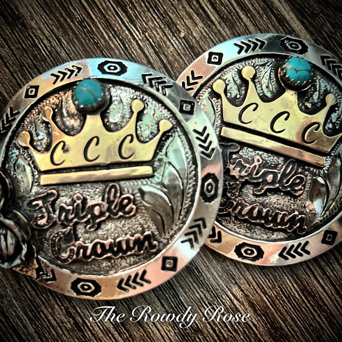 Custom Conchos | The Rowdy Rose