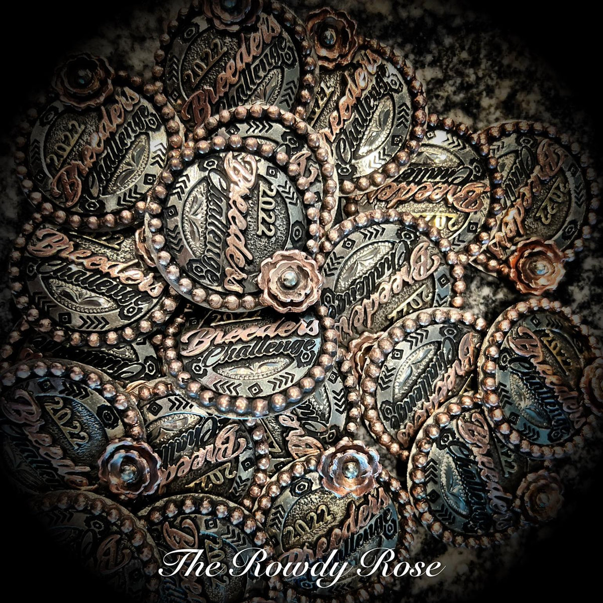Custom Conchos – The Rowdy Rose