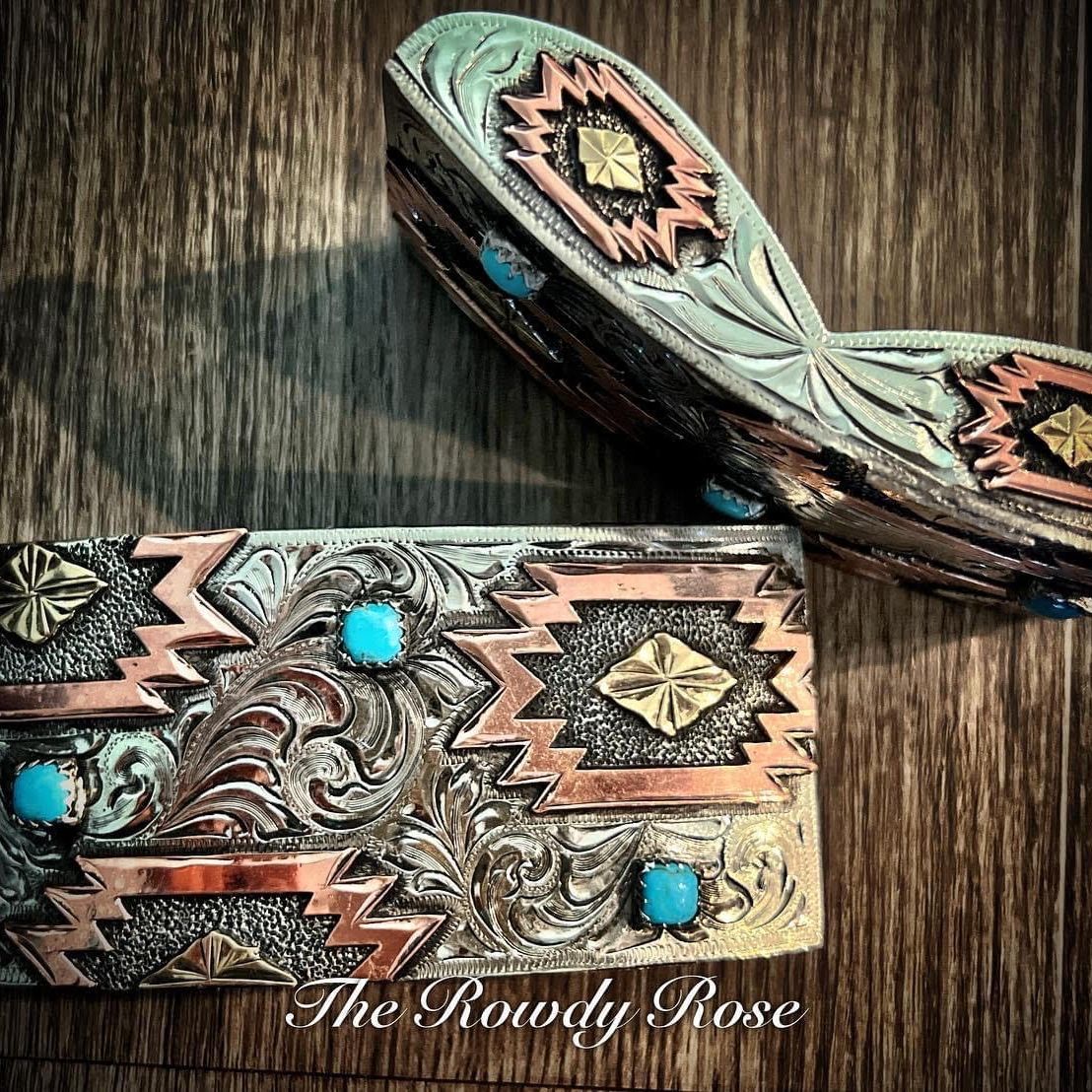 Cheyenne Belt Buckle – The Rowdy Rose